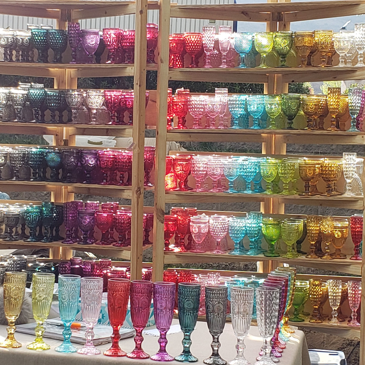 Disponibles para venta por mayor – Etiquetado "copas colores"– DecoDepot